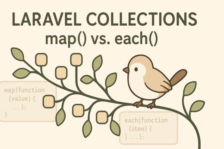Laravel Collection入門 mapとeachの違い、ちゃんと説明できますか？