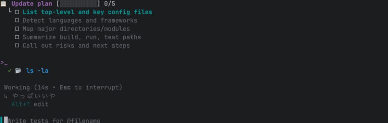 CodexCLI v0.24.0で更に使いやすく！キュー、Web検索、新機能まとめ