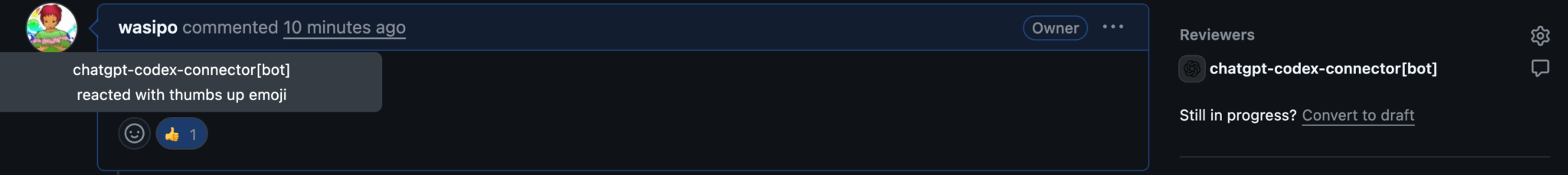 Codex WebUIでGithubのプルリクをレビューできるよ！ - メシのタネ